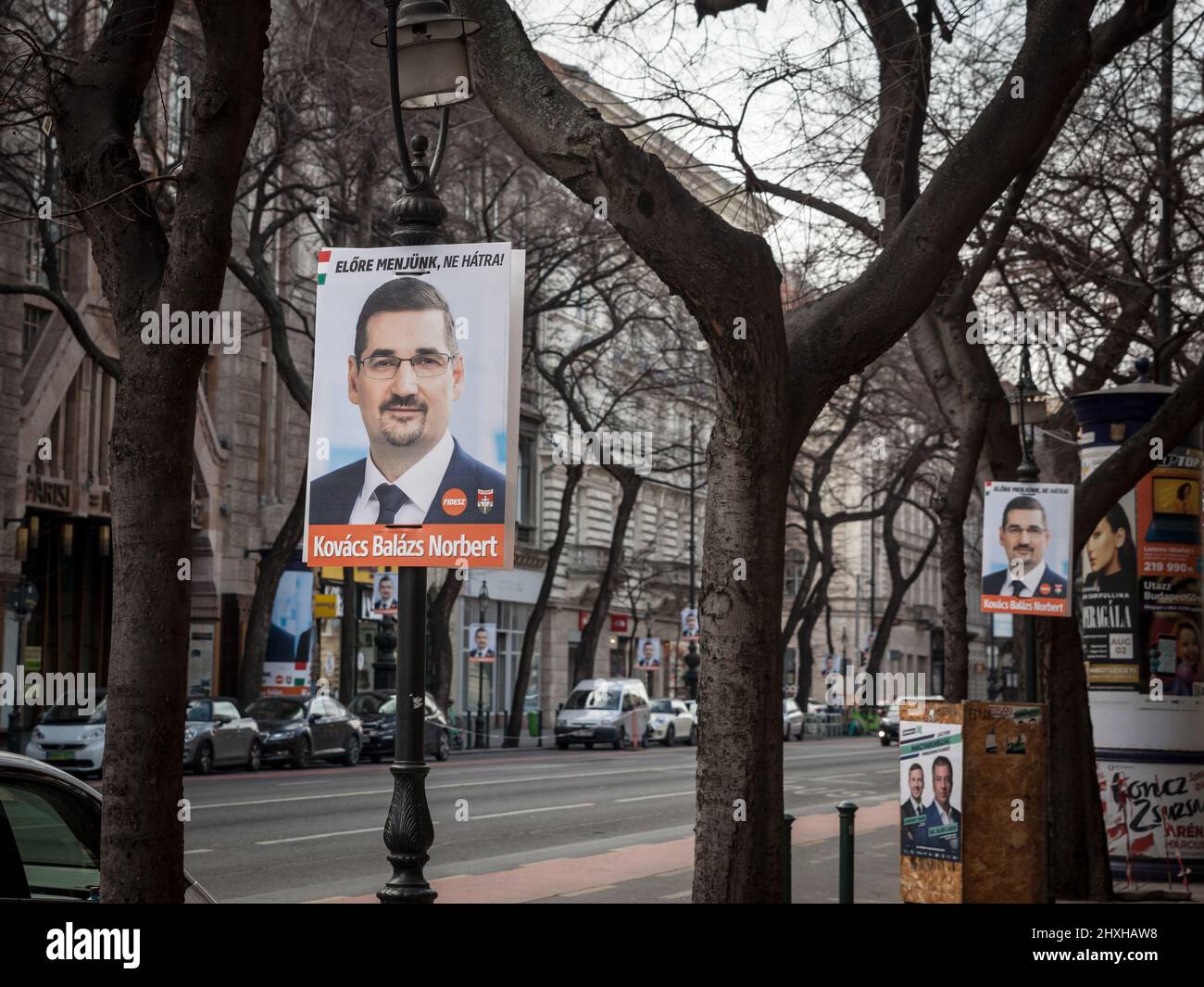 Picture of a poster for Kovacs Balazs Norbert, the Fidesz KDNP ...