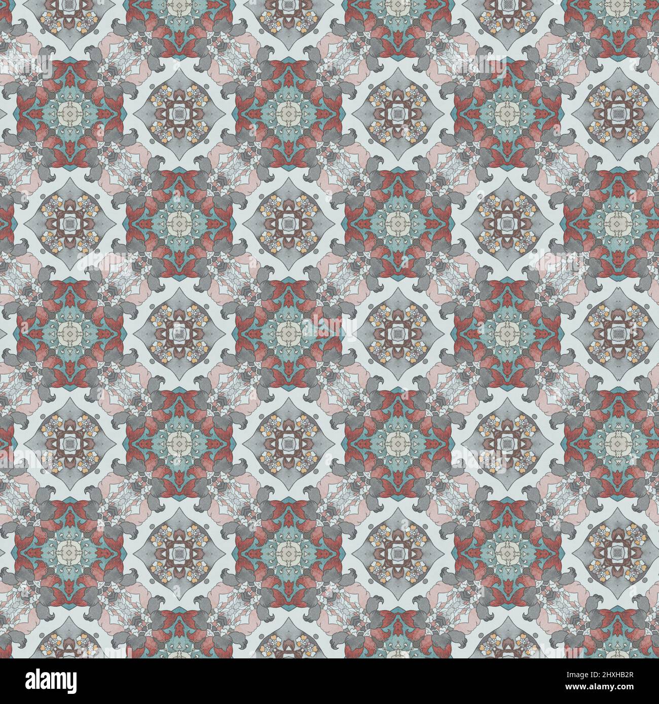 Interesting shapes create a beautiful, symmetrical design pattern that ...