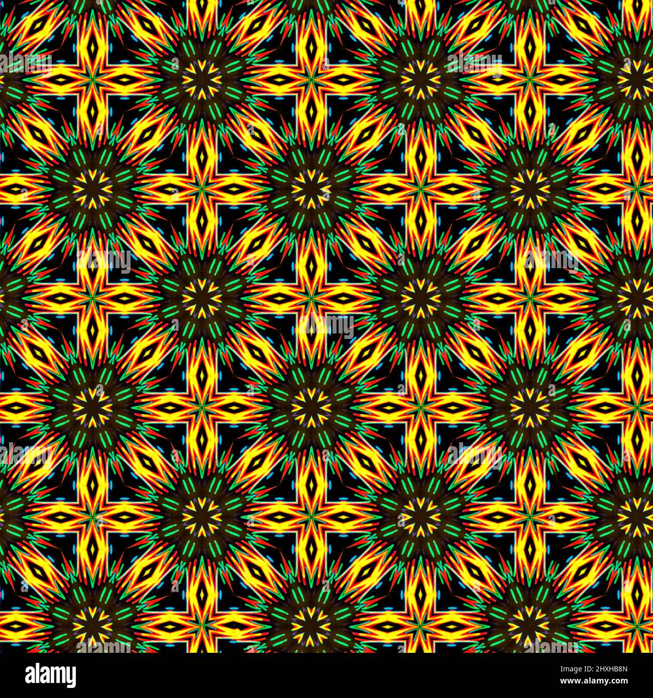 Interesting shapes create a beautiful, symmetrical design pattern that ...