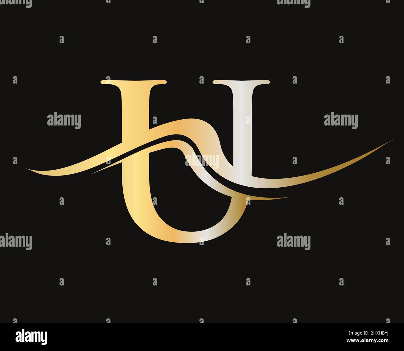 Letter U Logo Vector Template. U Logotype Icon. Luxury, Simple, Minimal ...