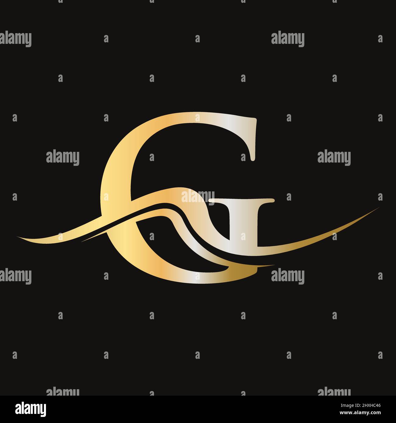 Letter G Logo Vector Template. G Logotype Icon. Luxury, Simple, Minimal ...