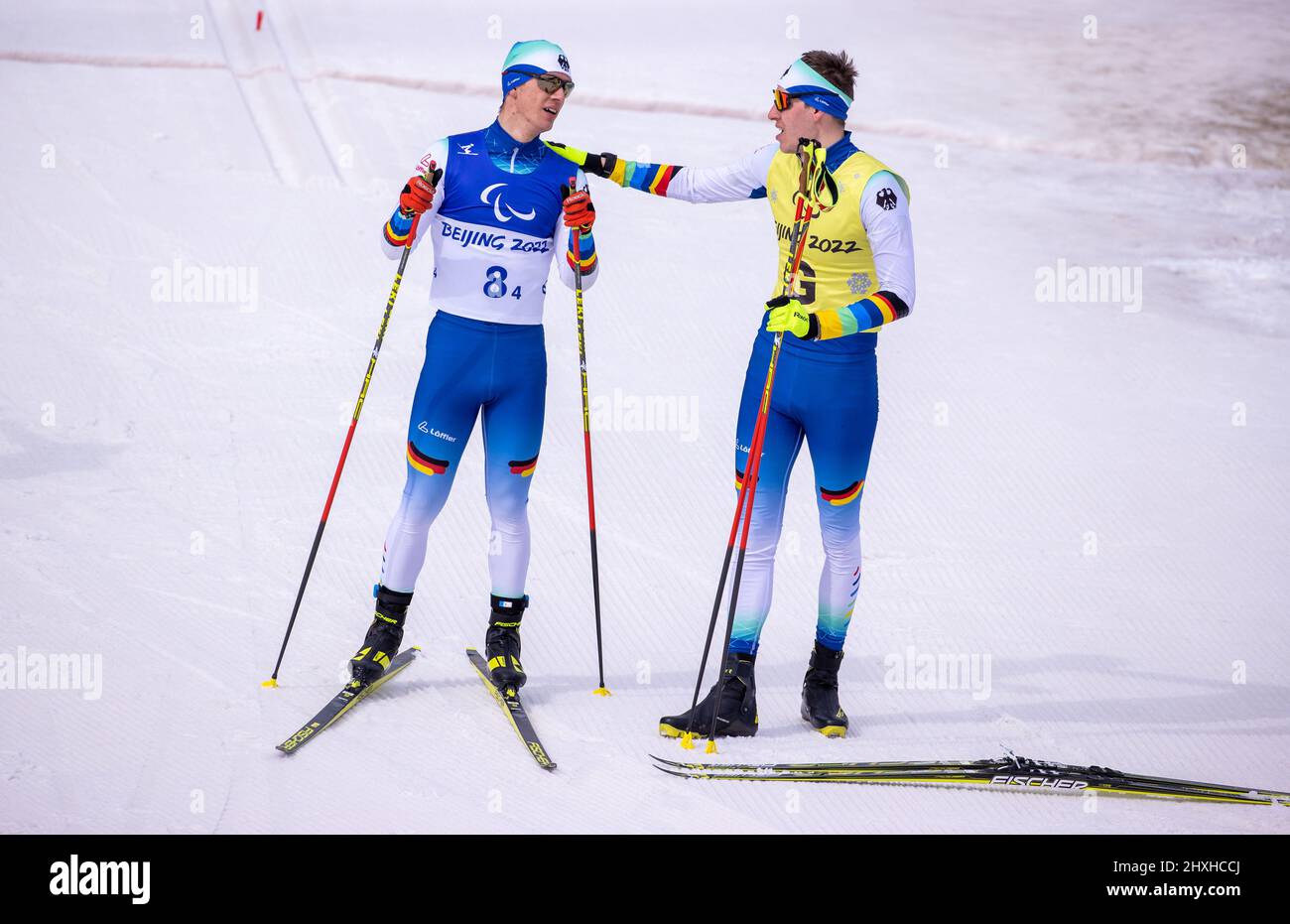 Nico messinger with guide robin wunderle hi-res stock photography and ...