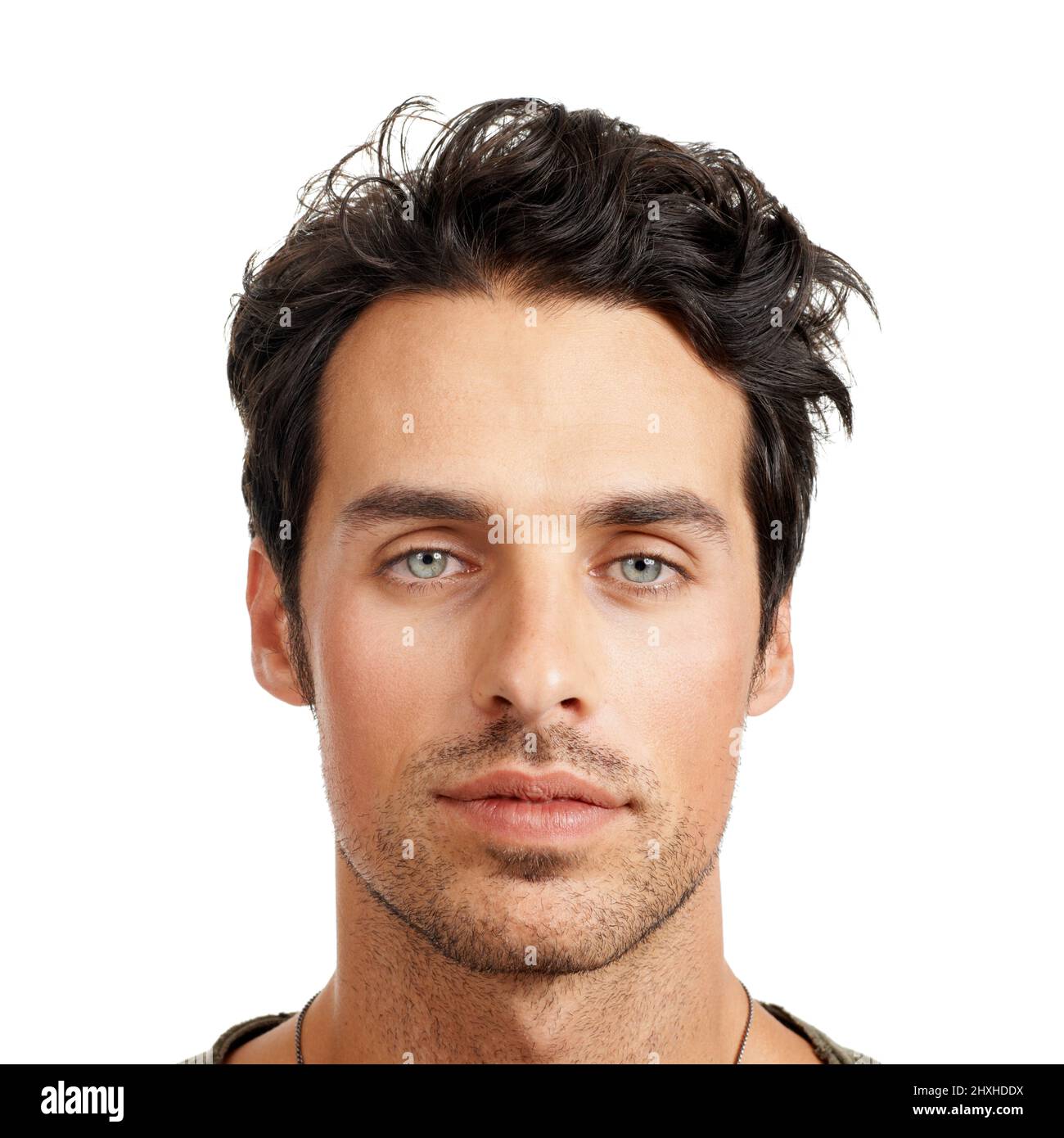 In the prime of his life. Portrait of a very handsome young man Stock ...