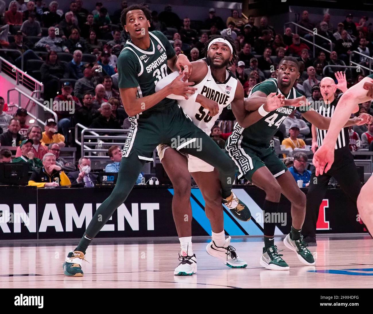 West Lafayette, Indiana, USA. 12th Mar, 2022. Michigan State Spartans ...