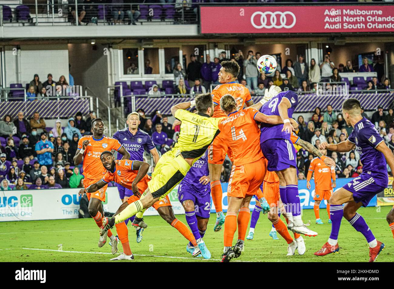 Orlando, Florida, USA, March 12, 2022, FC Cincinnati Goalkeeper Alec ...