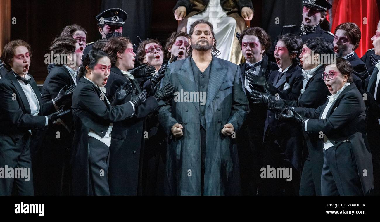 Hamburg, Germany. 09th Mar, 2022. US tenor singer Gregory Kunde as ...