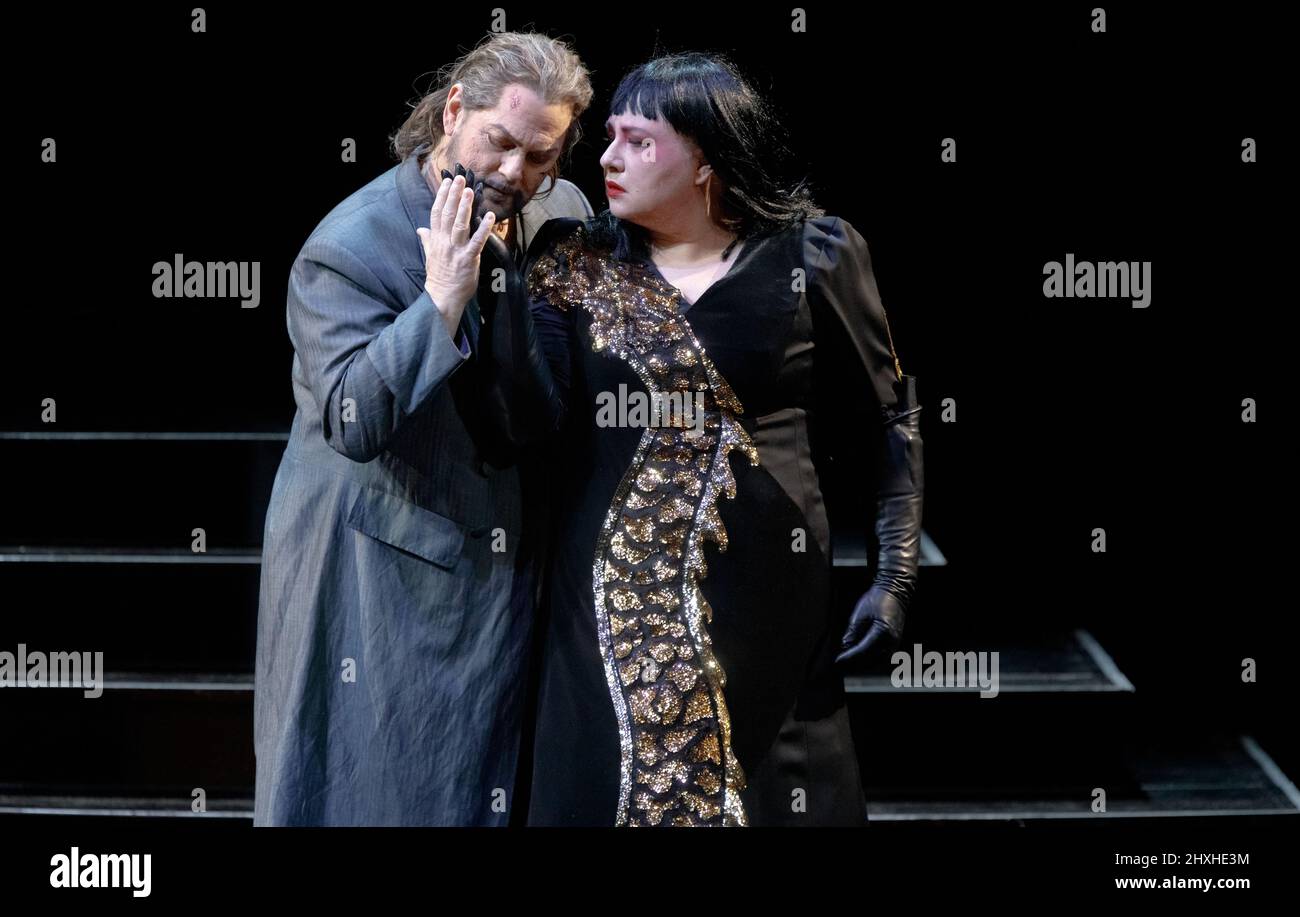 Hamburg, Germany. 09th Mar, 2022. US tenor singer Gregory Kunde as ...