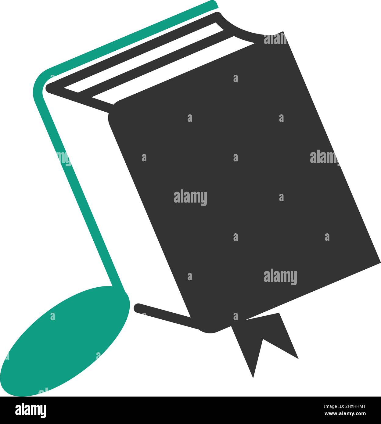 Music Book Logo Icon Illustration Brand Identity Stock Vector Image ...