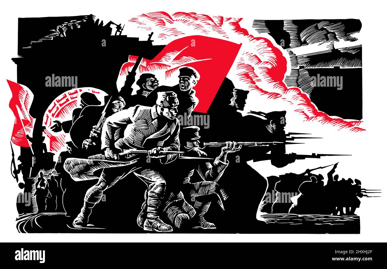 The communists are storming the old world of exploitation and ...