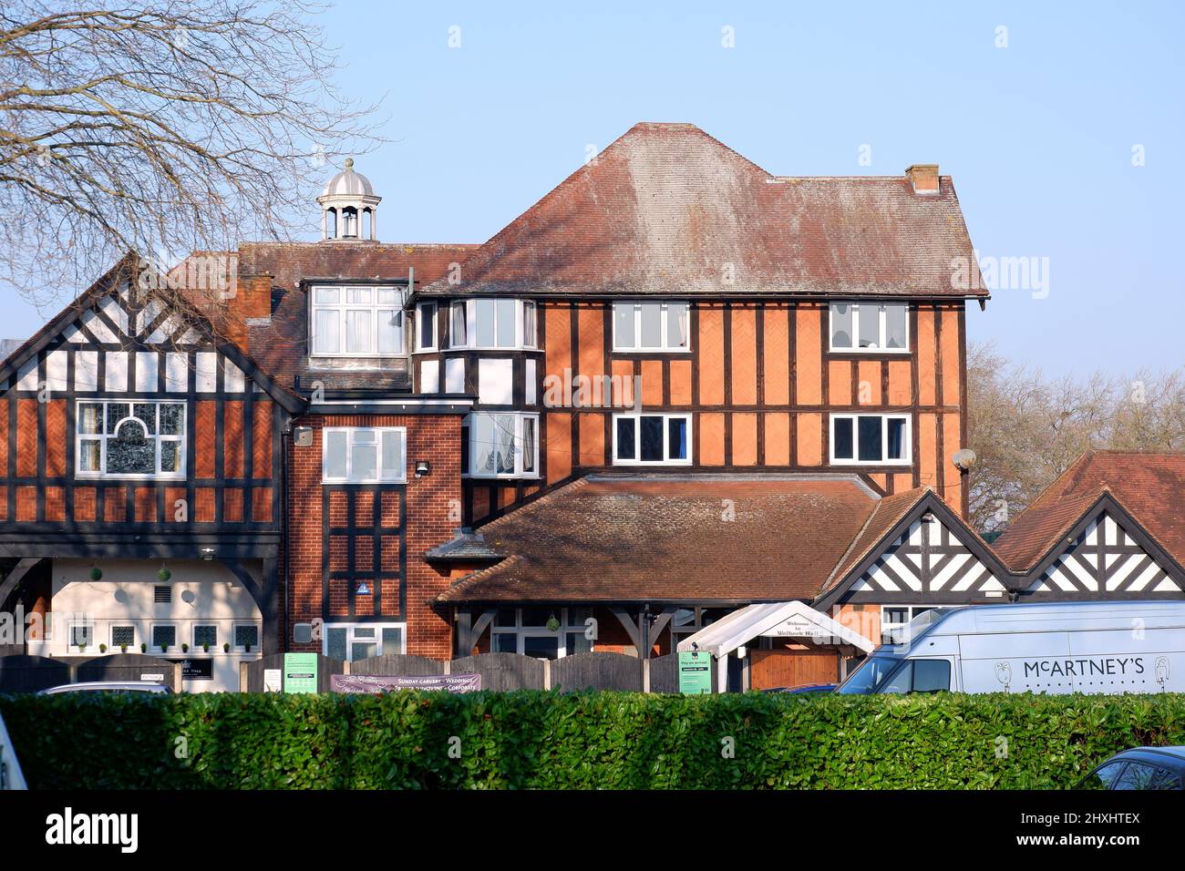 Large half timber style house in Nottingham, UK Stock Photo - Alamy