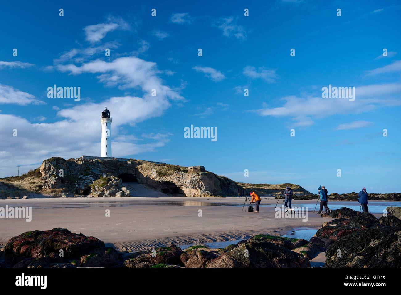 Covesea lighthouse hi-res stock photography and images - Alamy