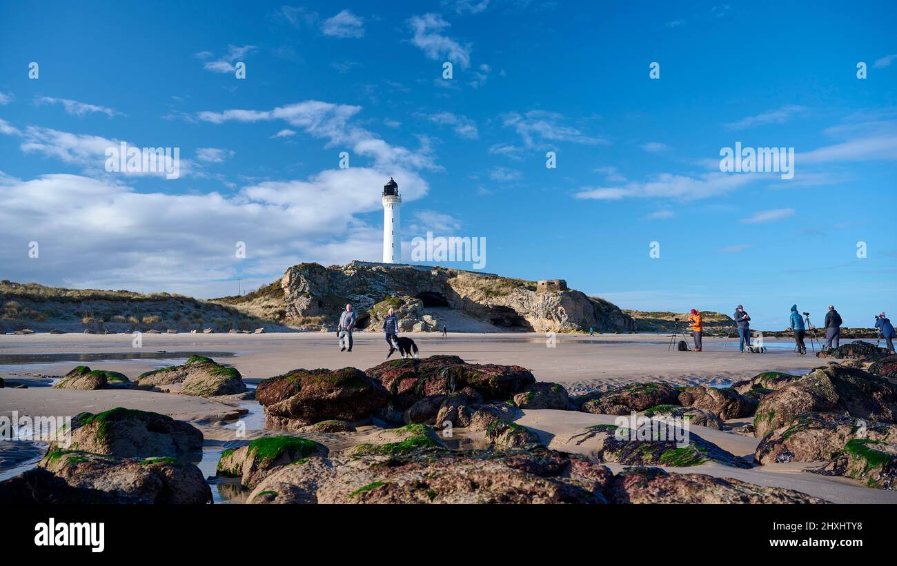 Covesea lighthouse hi-res stock photography and images - Alamy