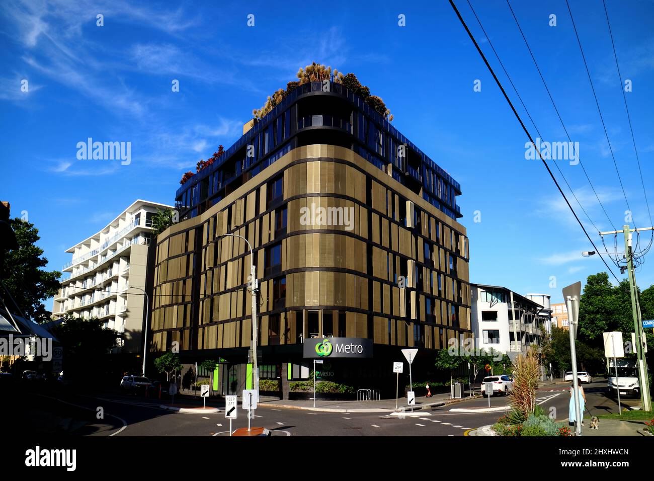 The Fabric apartment building in Teneriffe Brisbane Australia Stock ...