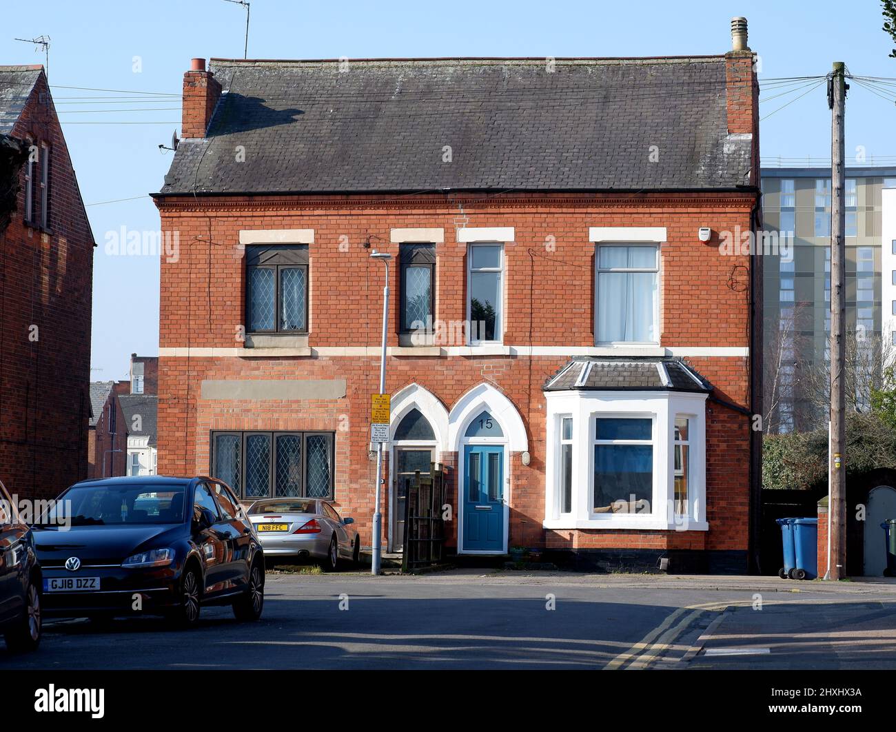 Semi detached homes background hi-res stock photography and images - Alamy