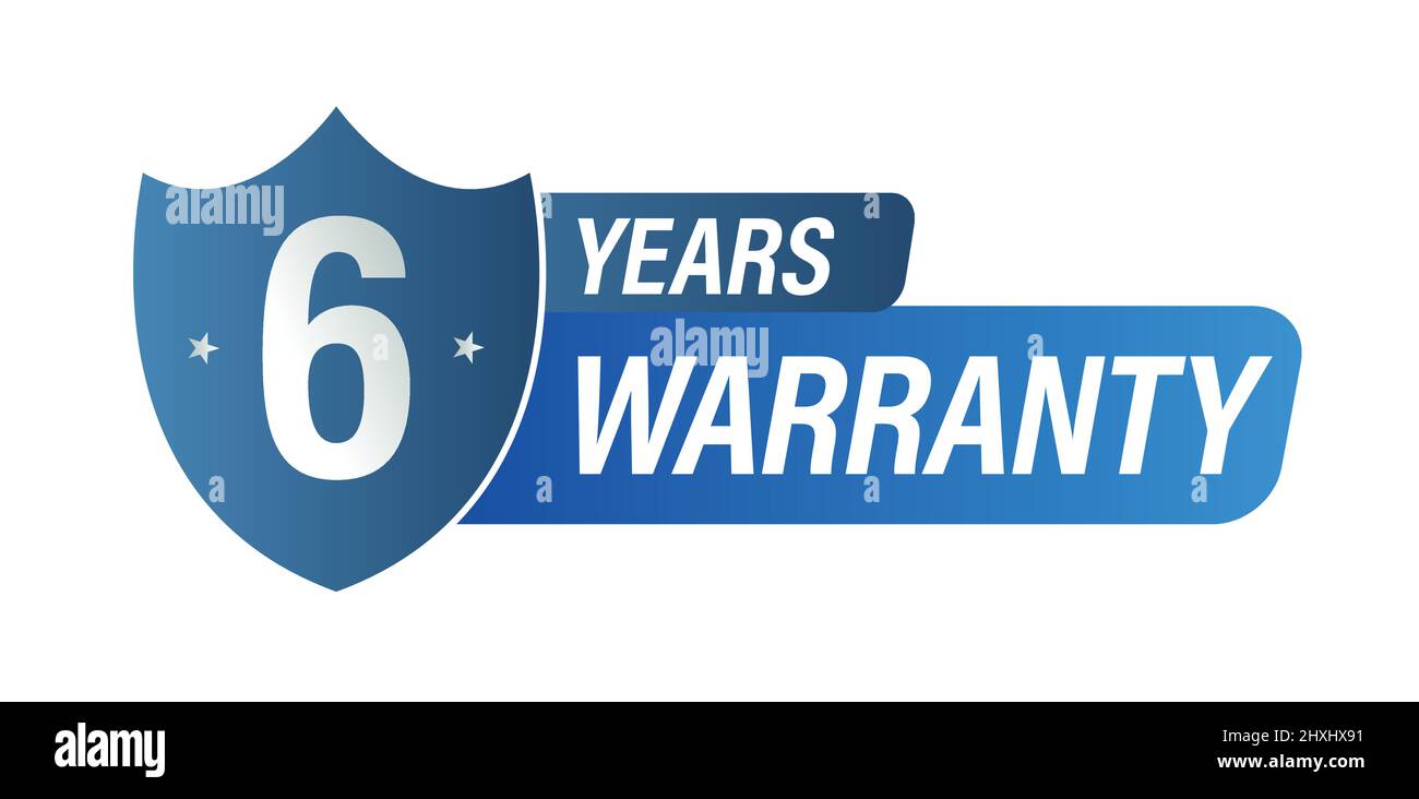 six year warranty vector icon. 6 year warranty Stock Vector Image & Art ...