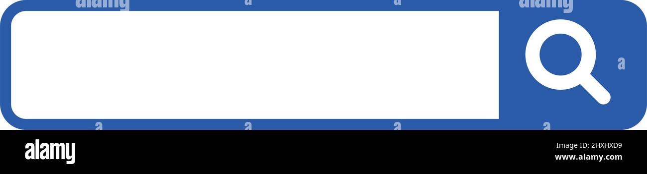 Blue search box with rounded corners. Editable vector Stock Vector ...