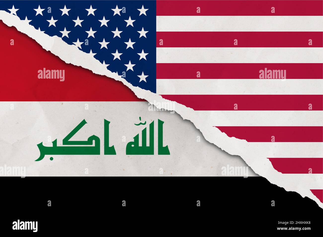 Us army soldier iraq flag hi-res stock photography and images - Alamy
