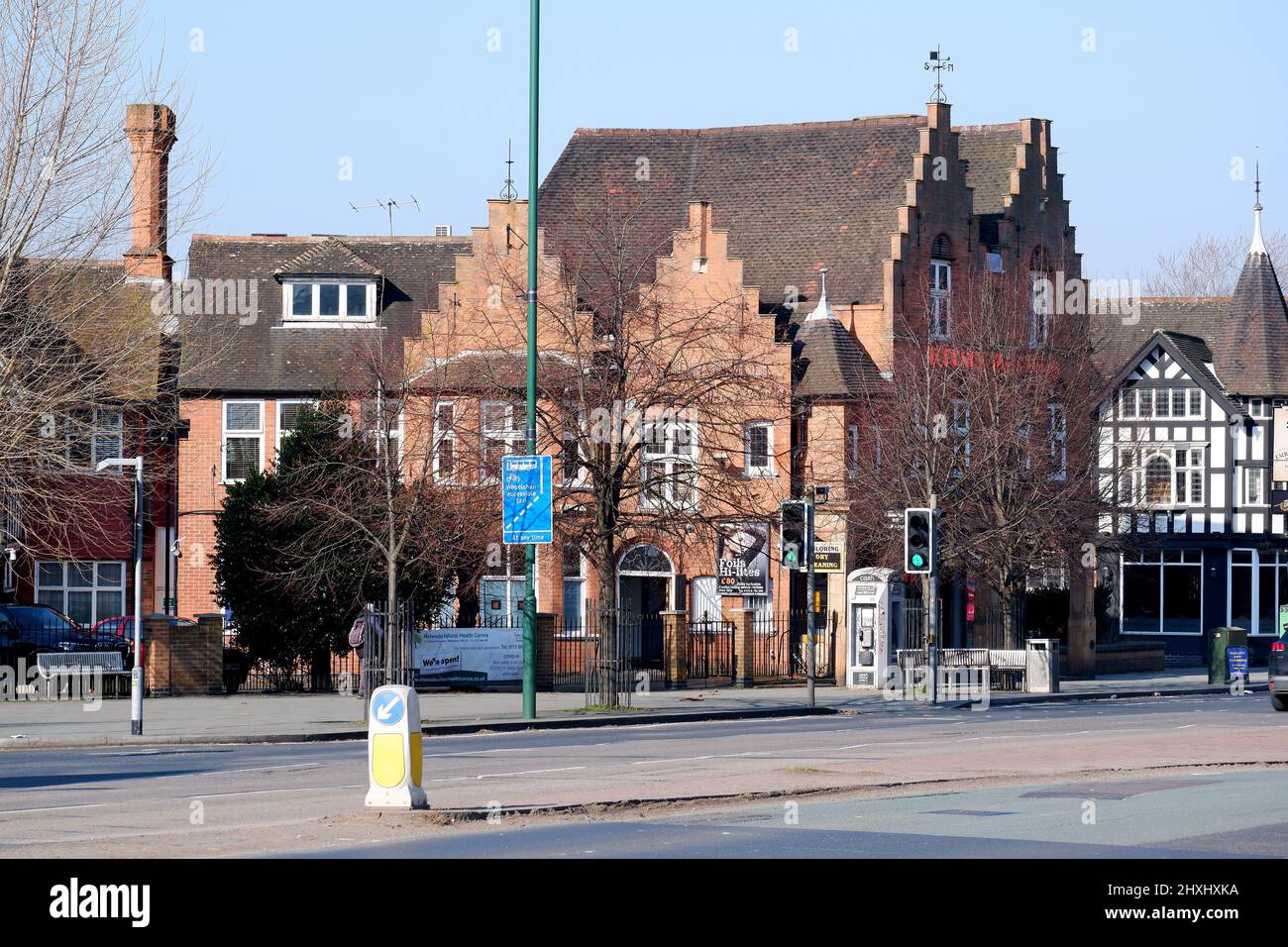 Urban Nottingham scene example Stock Photo - Alamy