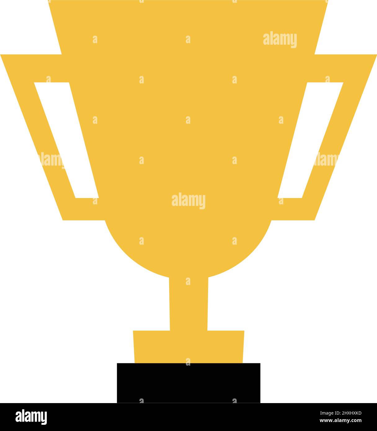 Gold trophy cup. Champion. Editable vector Stock Vector Image & Art - Alamy