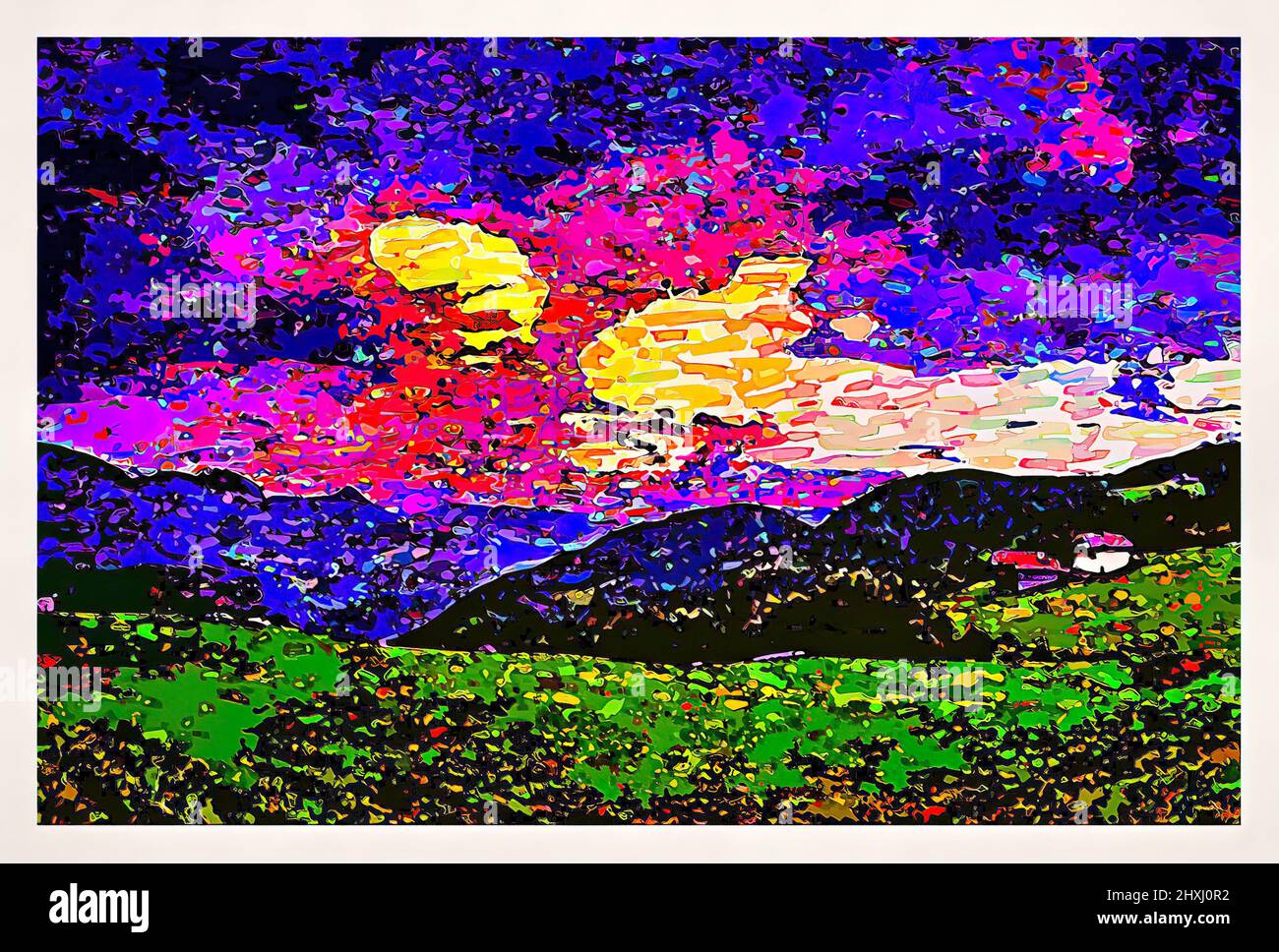 Nature Landscape Artwork Stock Photo - Alamy