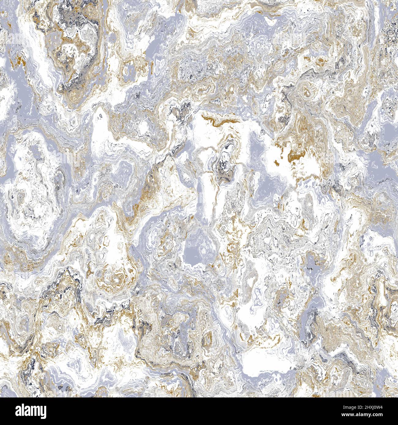 White tonal marbled seamless texture. Irregular pale ink blotch paint ...