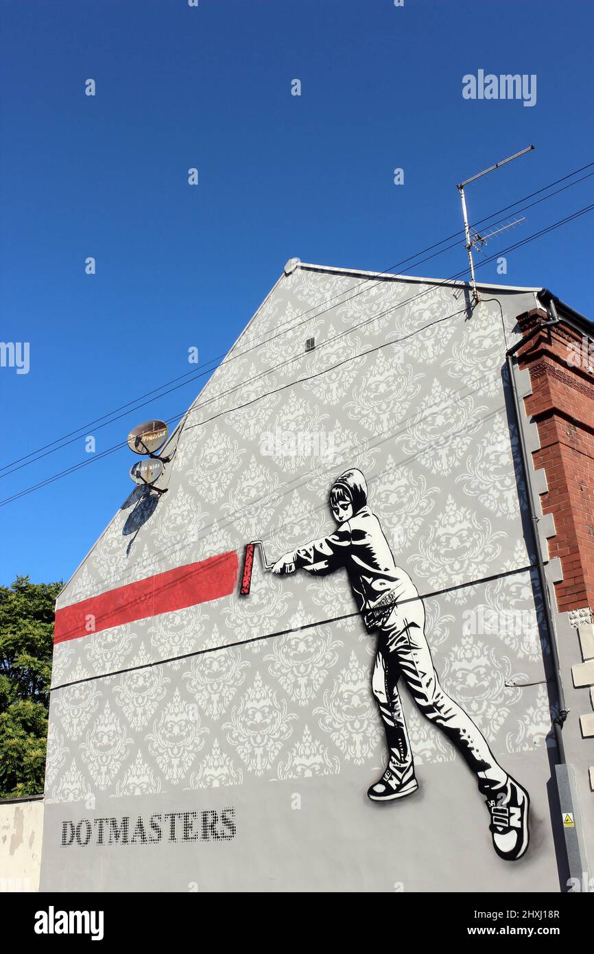 Rude Kids - Otto Street Art by Dotmasters in New Brighton, Wirral, UK ...