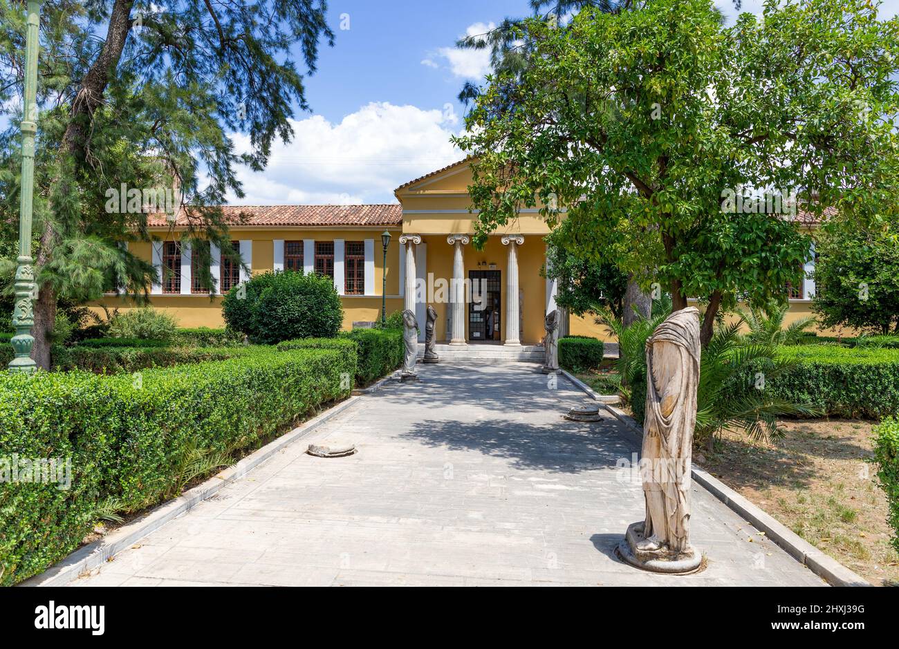 The Archaeological Museum of Sparta on May 27, 2018. Archaeological ...