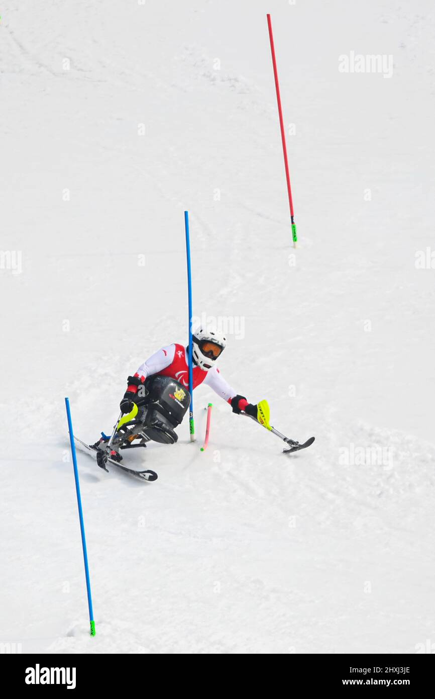 Beijing, China. 13th Mar, 2022. Li Xiang of China competes during the ...