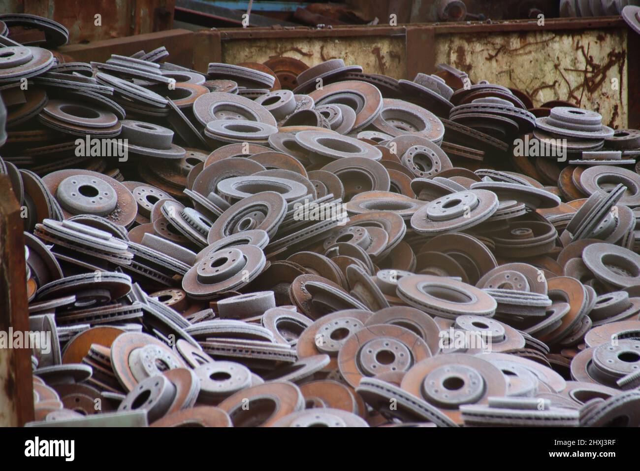 Metal scrap is collected for reuse Stock Photo - Alamy
