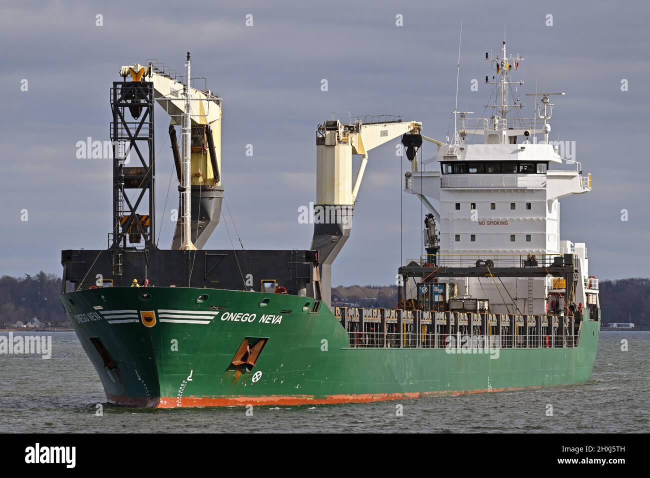 General Cargo Ship ONEGO NEVA Stock Photo - Alamy