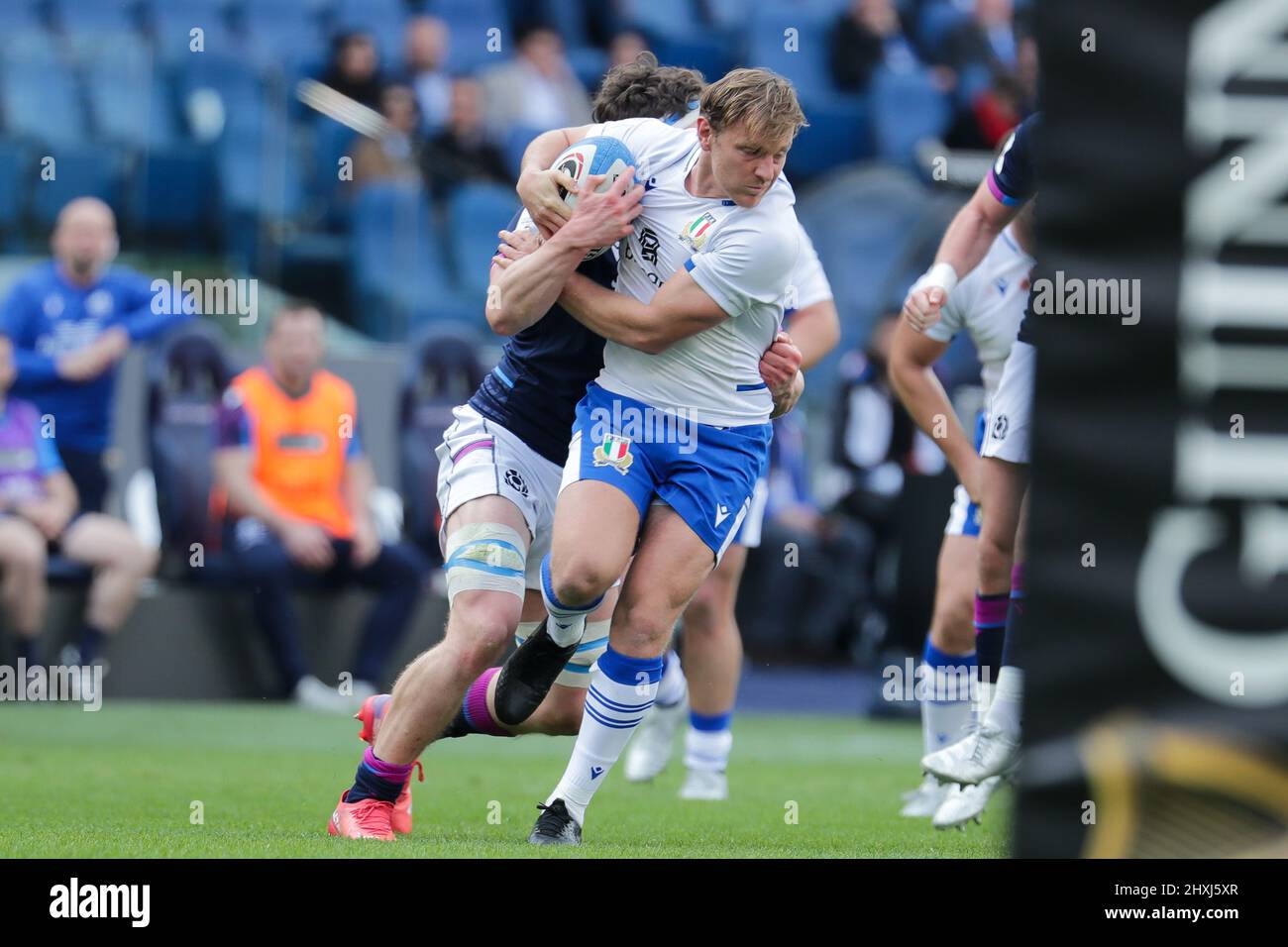Olimpico stadium, Rome, Italy, March 12, 2022, Callum Braley (Italy ...
