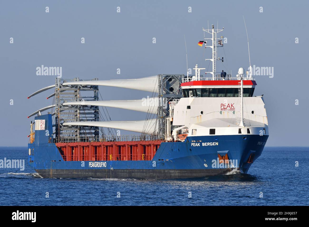 General Cargo Ship PEAK BERGEN Stock Photo - Alamy