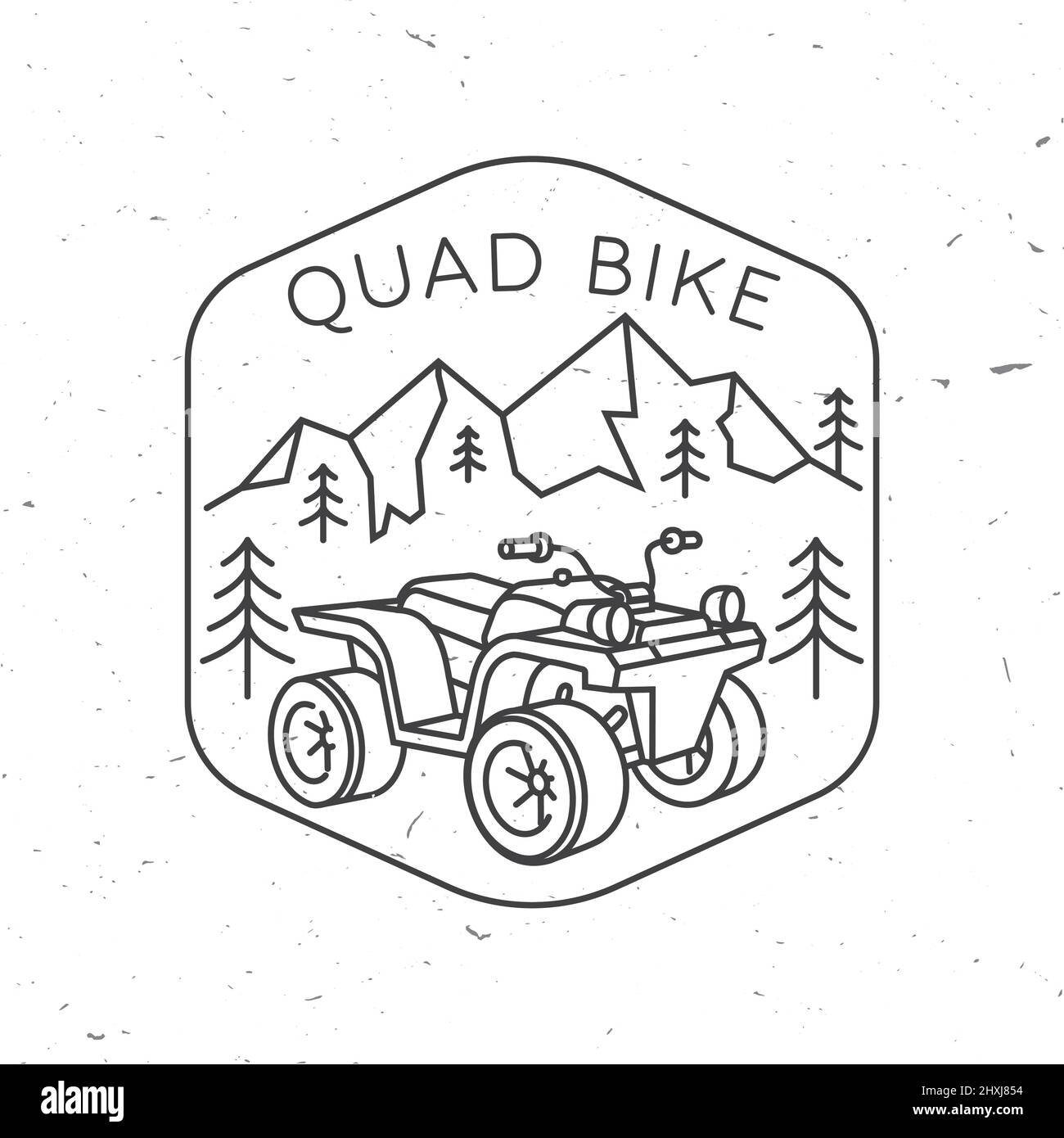 Quad bike club. Summer camp. Vector illustration Concept for shirt or ...
