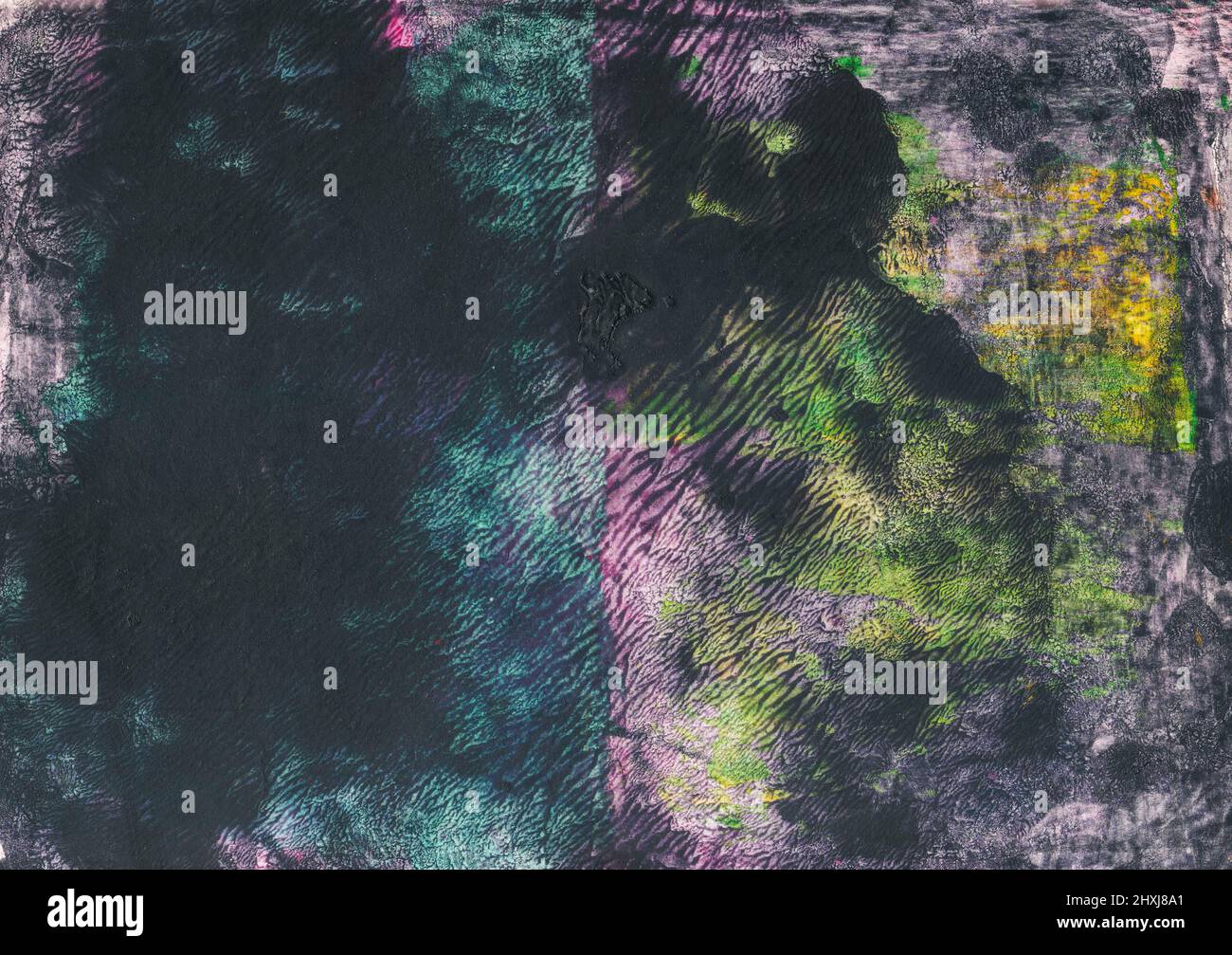 Abstract hand painted watercolor background. Decorative chaotic ...