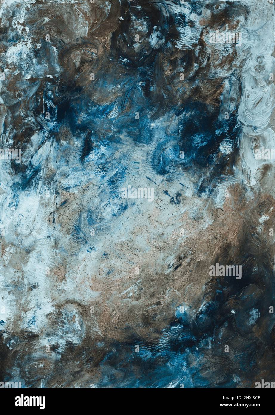 Abstract hand painted watercolor background. Decorative chaotic ...