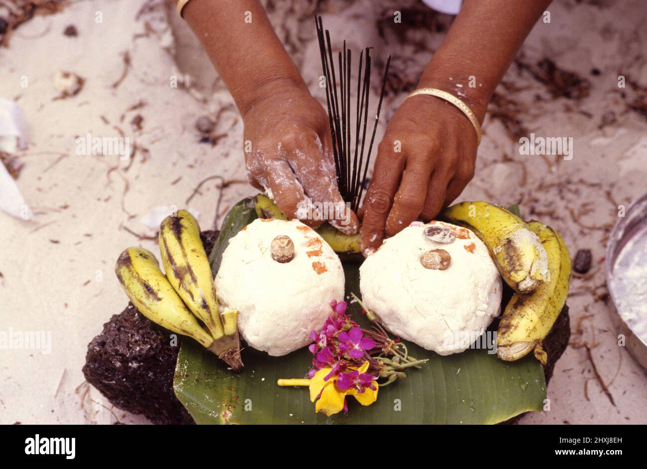 Ganga asna fête indienne blue bay Stock Photo - Alamy