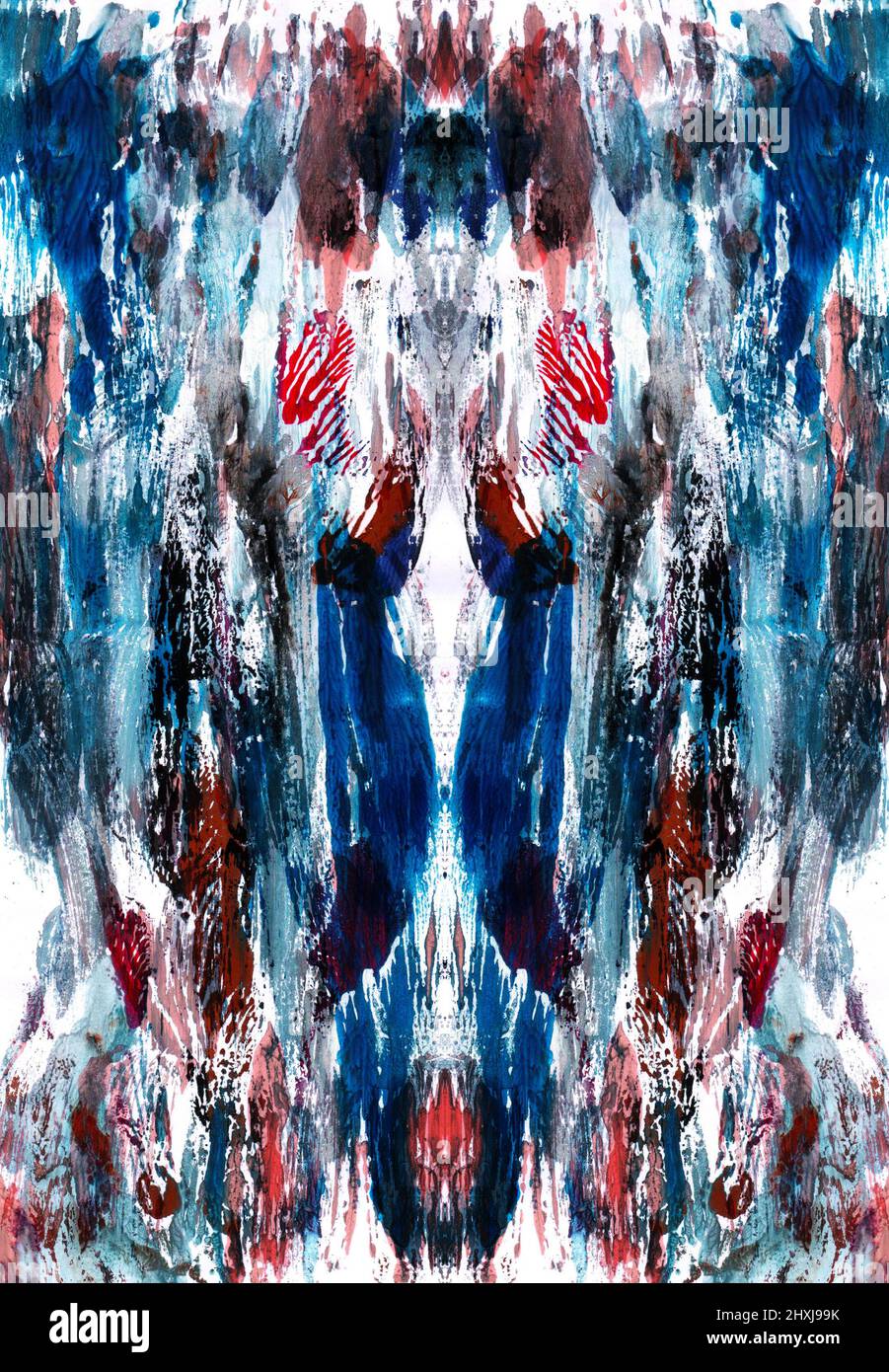 Hand painted colorful texture. Decorative paper template. Design ...