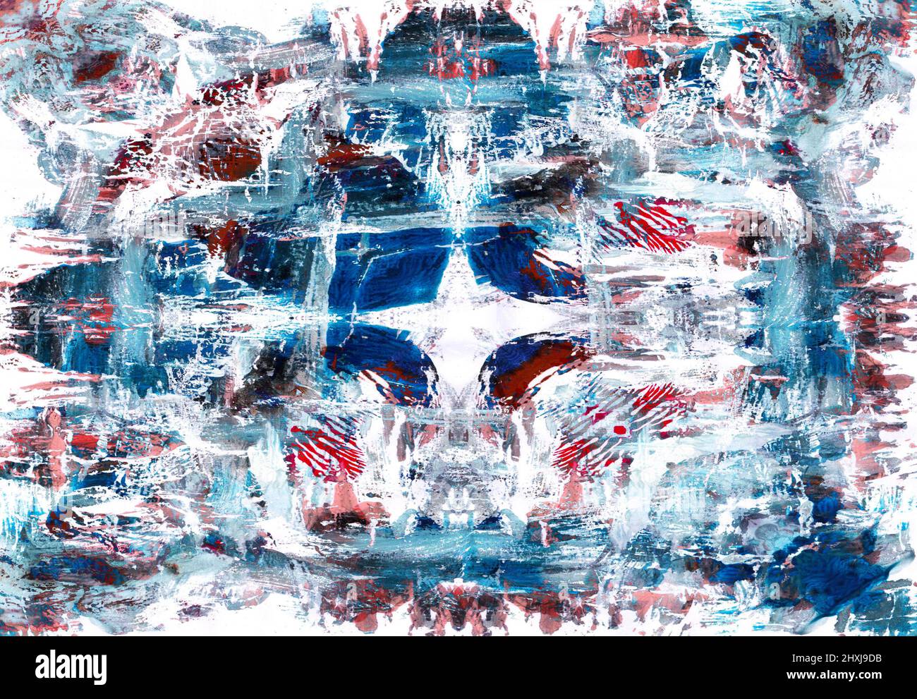 Hand painted colorful texture. Decorative paper template. Design ...