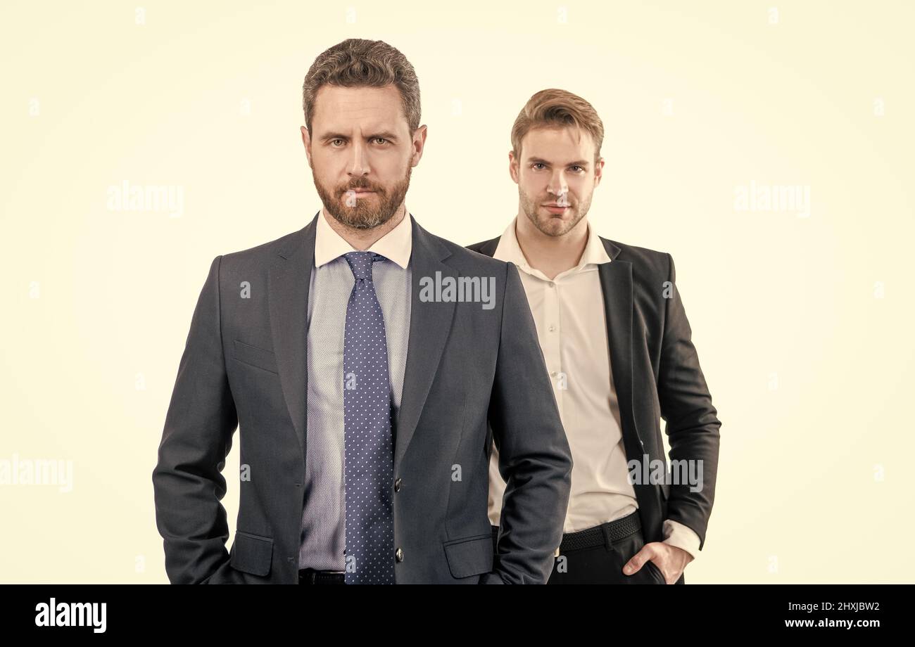 Two men business partners hi-res stock photography and images - Alamy