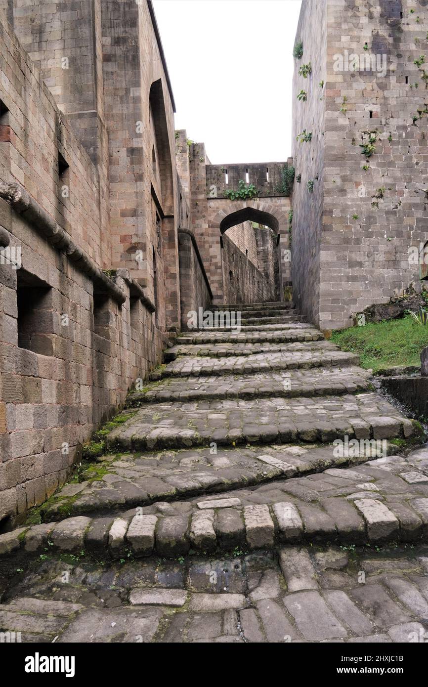 View of Stairs leading to fort gate Stock Photo - Alamy