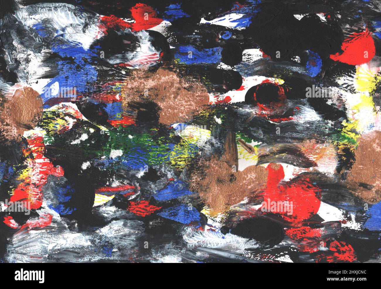 Abstract hand painted background. Mix of acrylic and watercolor ...