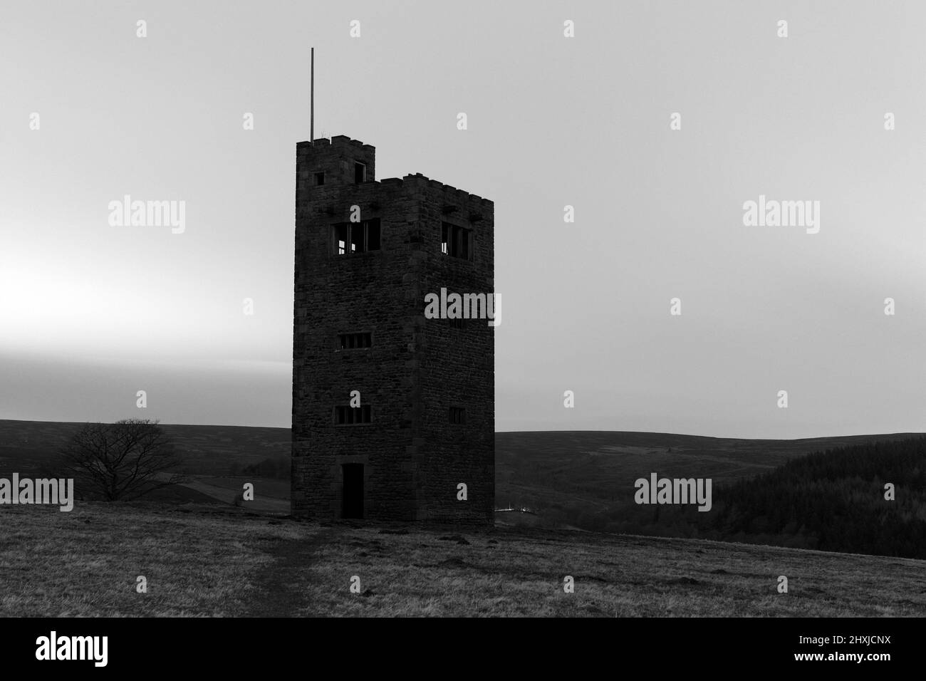 Boots folly tower at night hi-res stock photography and images - Alamy