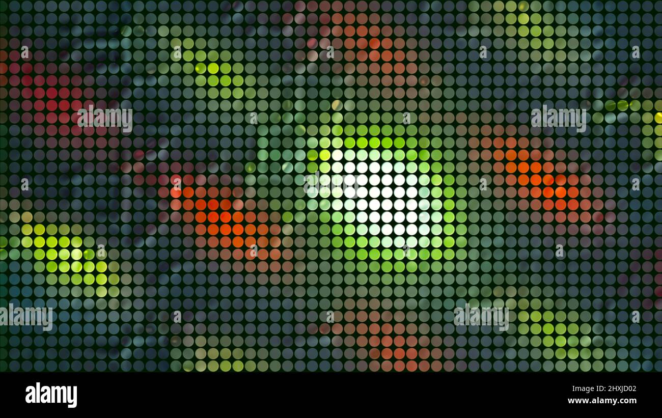 Beautiful background of dots and colorful iridescences. Motion ...