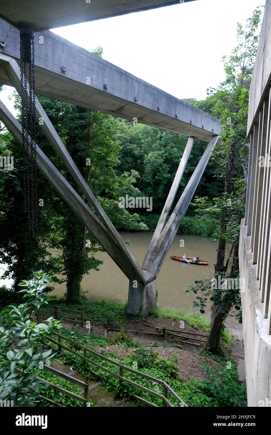 Rowing underneath the Kingsgate Bridge, July 2021. Dunelm House, Durham ...