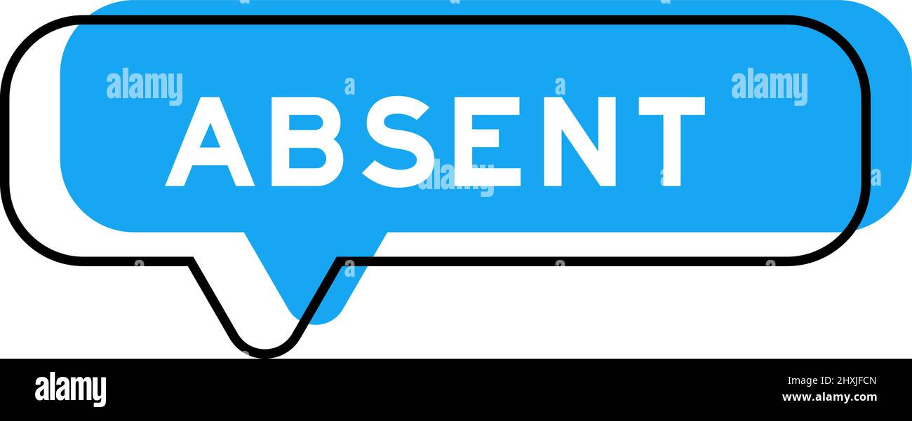 Absent Sign Clip Art