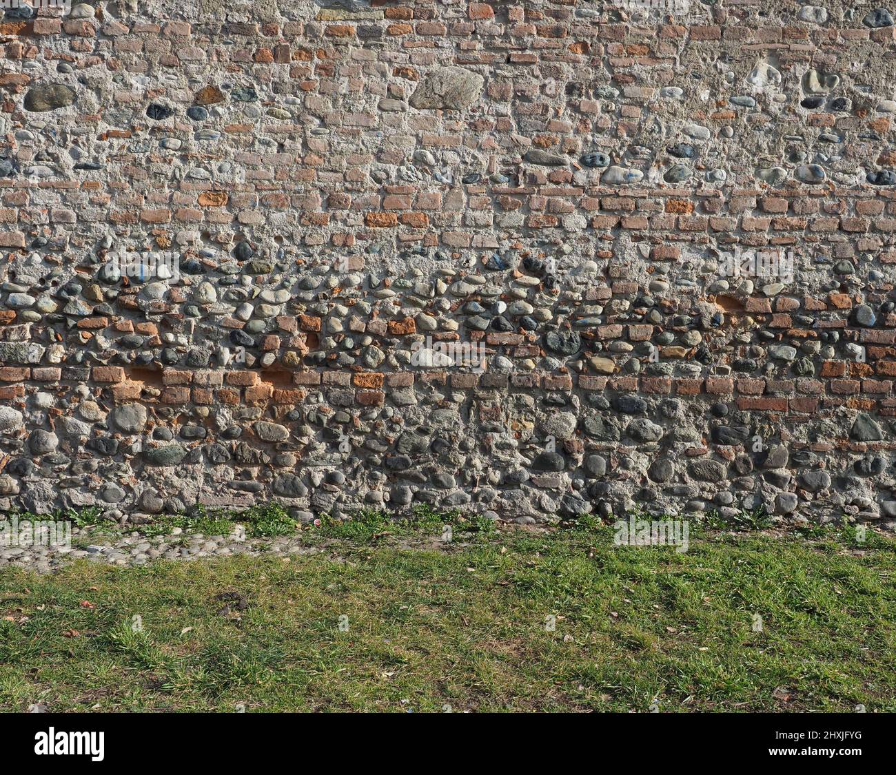 red brick wall useful as a background Stock Photo - Alamy