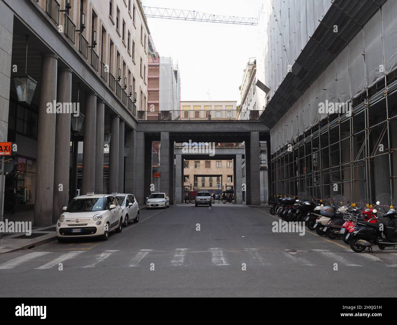 TURIN, ITALY - CIRCA FEBRUARY 2022: Via Roma designed by architect ...