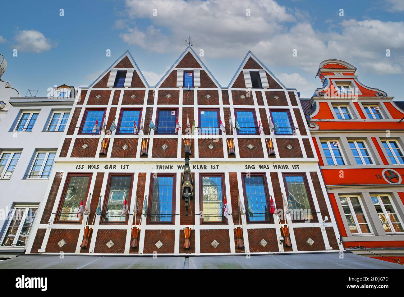 Gable gabled roof facades german hi-res stock photography and images ...