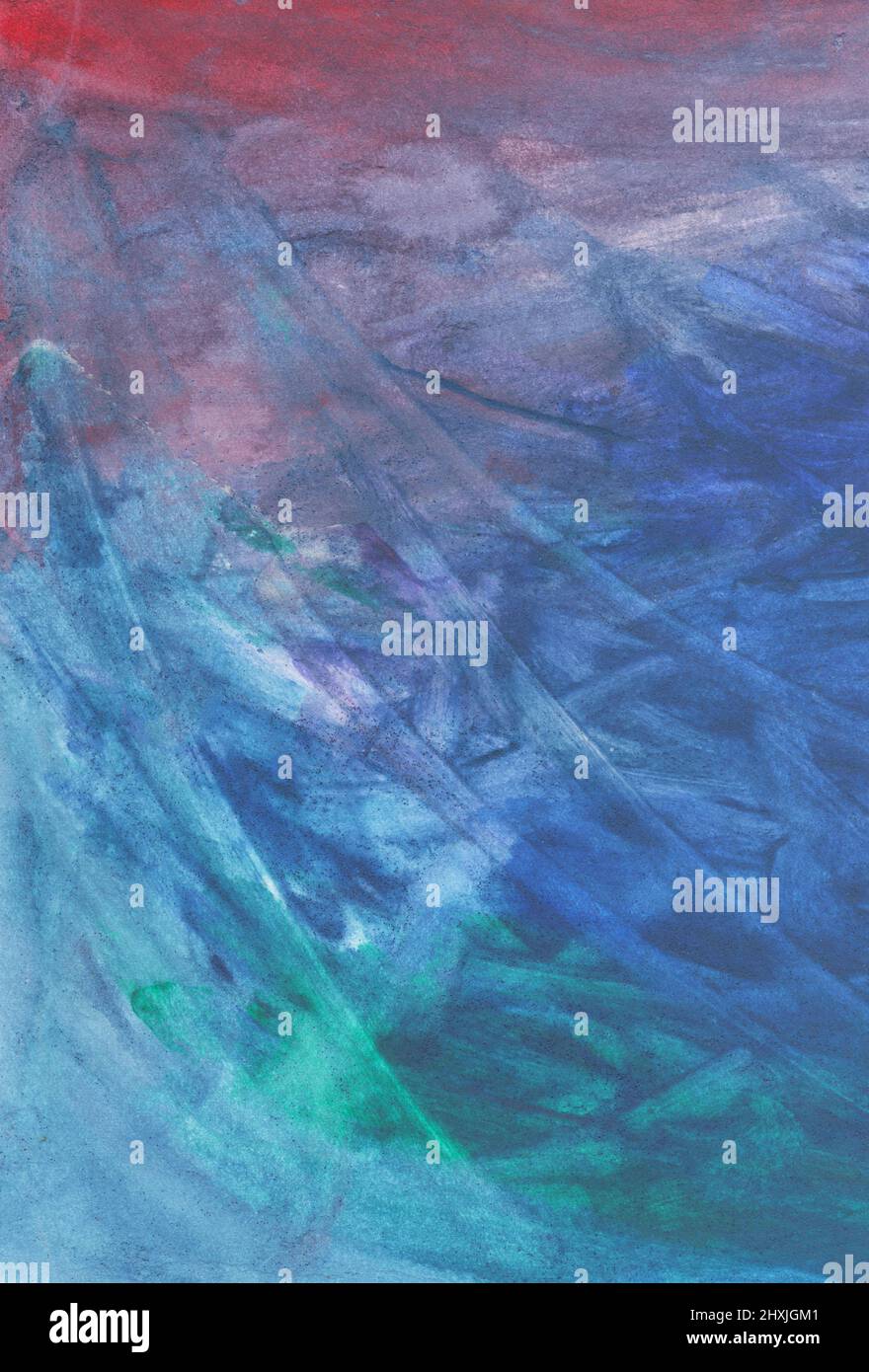 Abstract hand painted watercolor background. Decorative chaotic ...