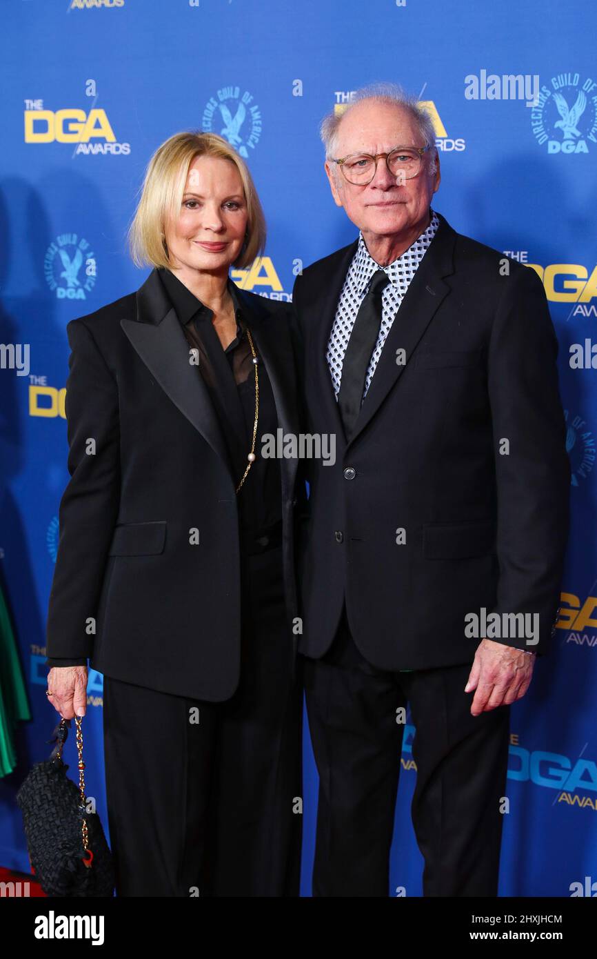 Diana Rhodes and Barry Levinson arrive at the 74th Annual Directors ...